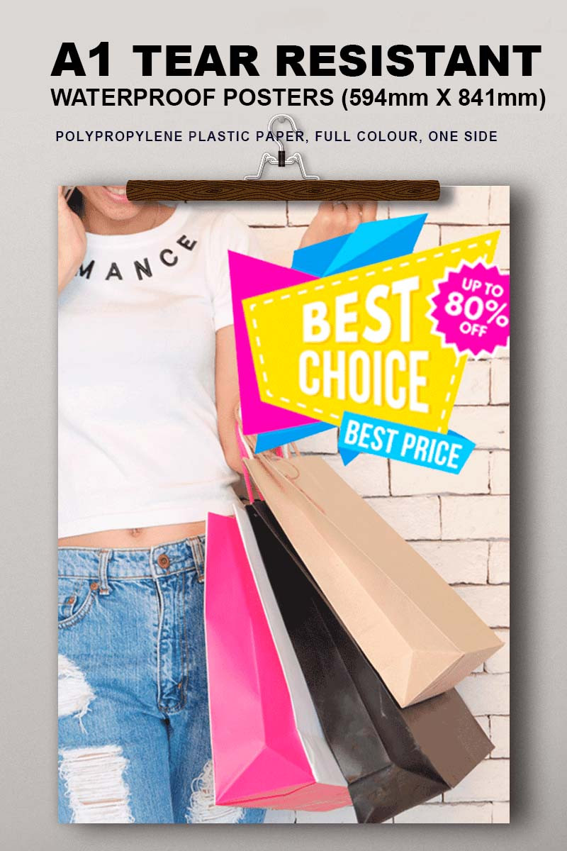 A1 Waterproof Posters - WrapSydney