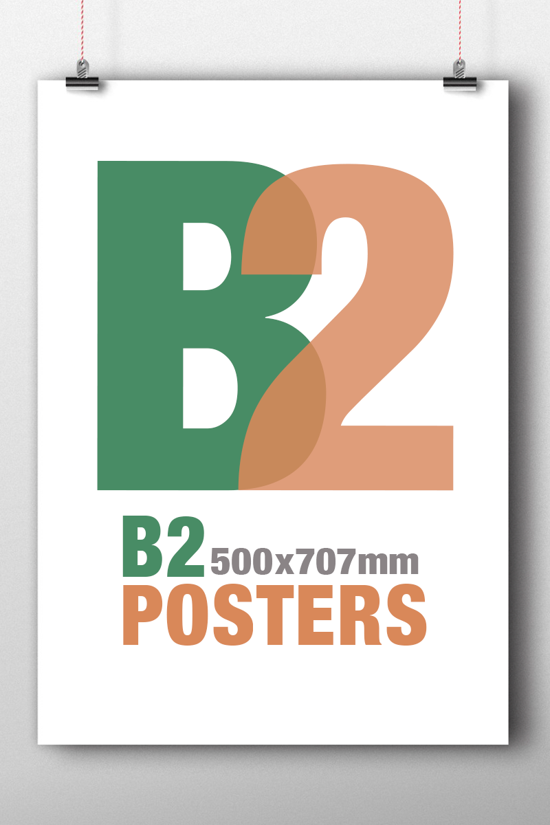 B2 Poster Printing - WrapSydney